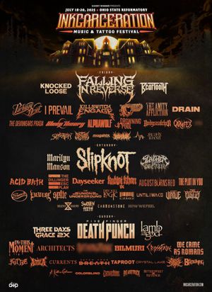 Inkcarceration Music & Tattoo Festival Announces Lineup: Slipknot ...